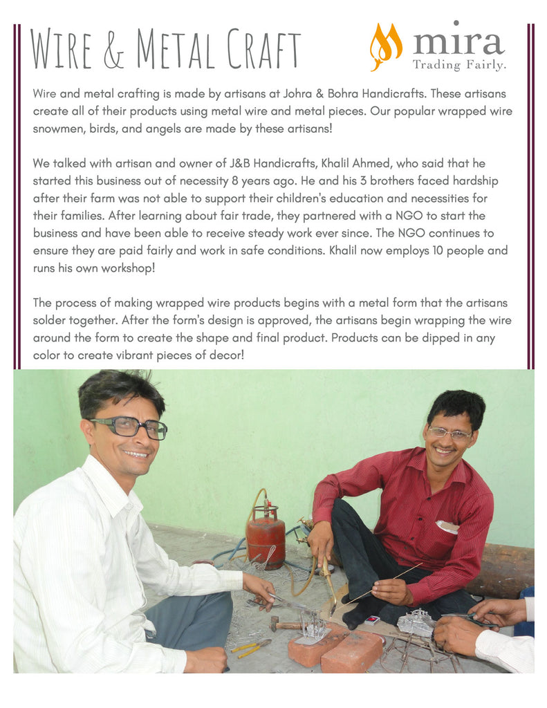 Wire & Metal Crafting Poster - Free Download – Mira Fair Trade